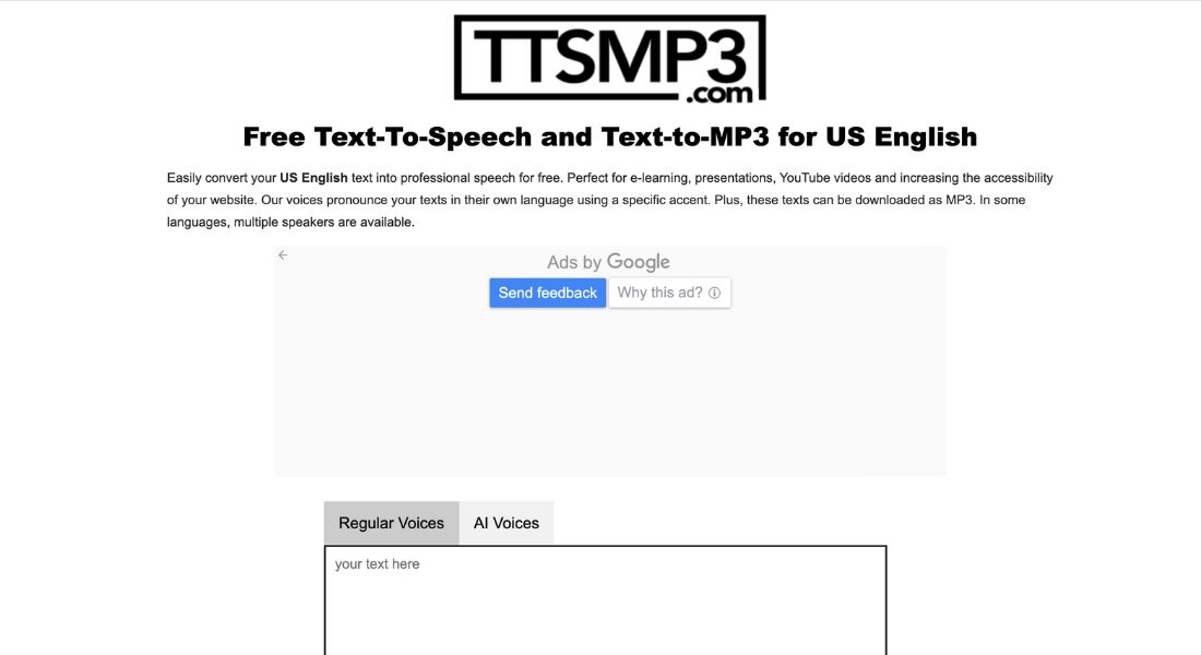 TTSMP3 Review: Affordable AI-Powered Text-to-Speech with MP3 Downloads