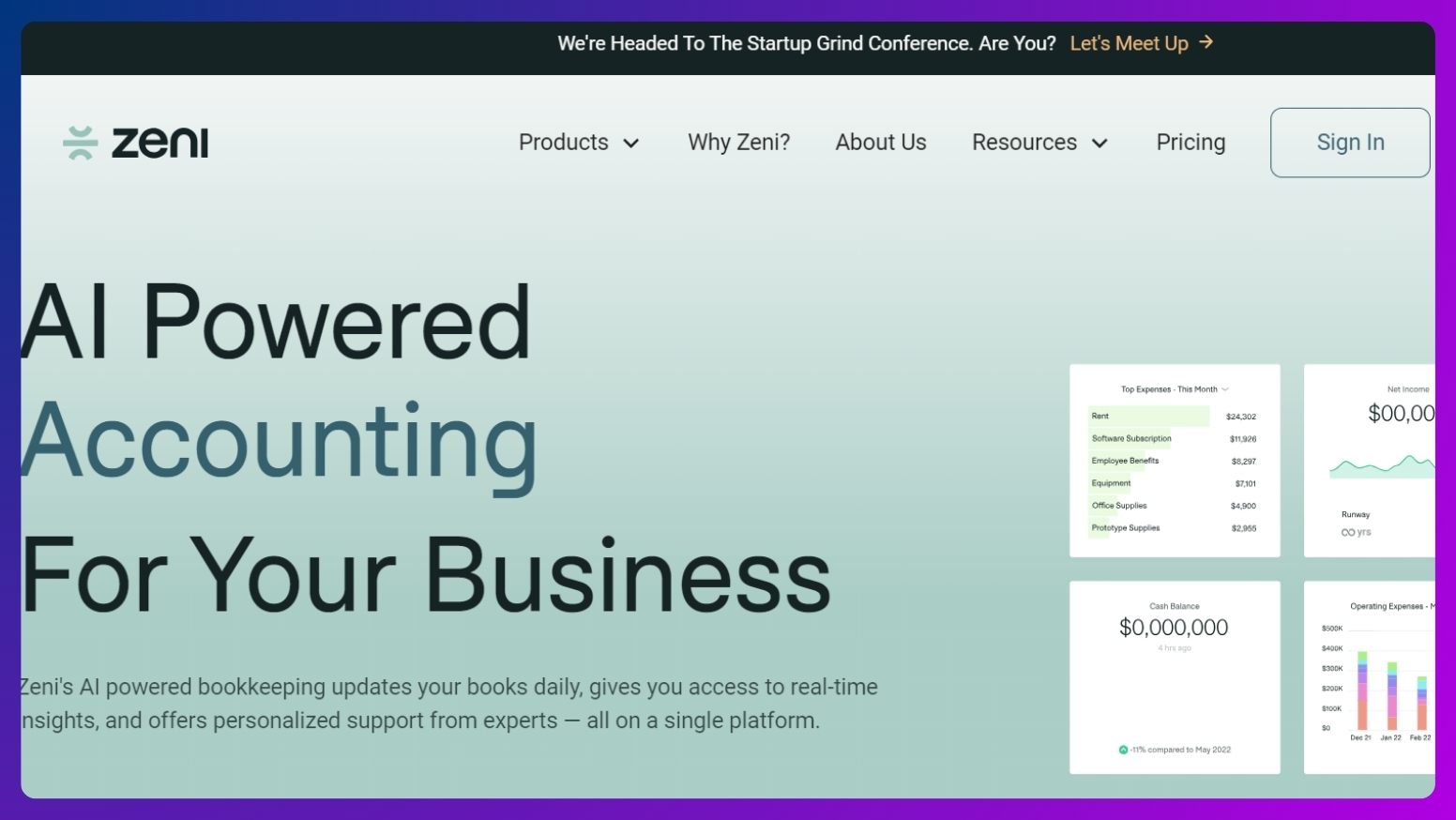 Zeni.ai Review: Best AI Bookkeeping Automation Tool for Startups