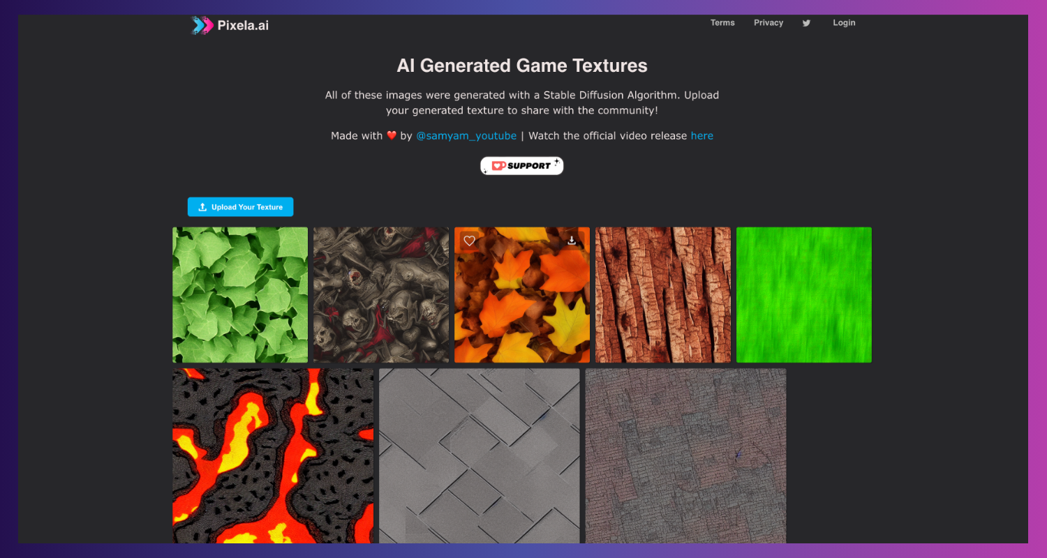 Pixela AI: The Ultimate AI Game Texture Generator for Developers