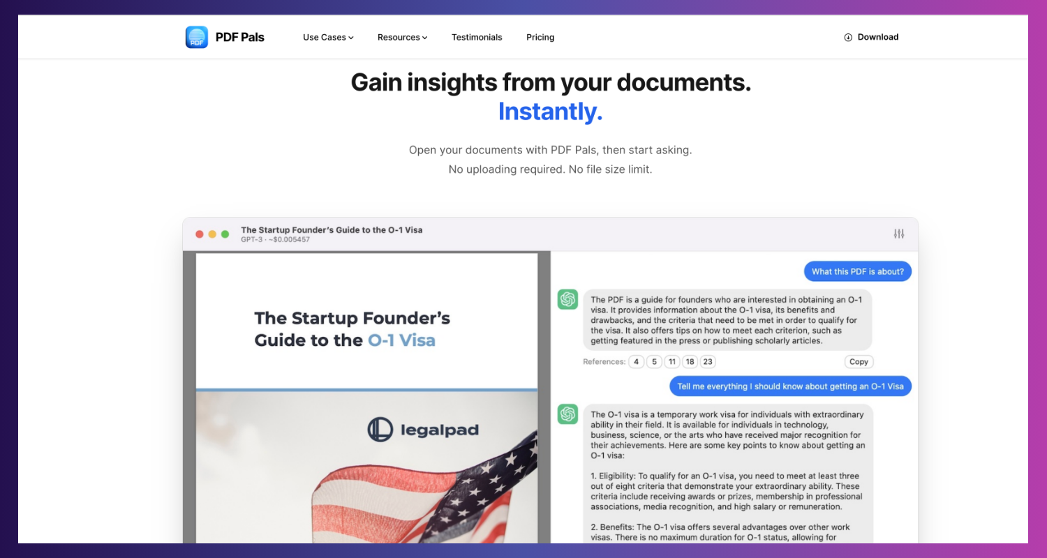 PDFPals Reviews: Use cases, Pricing and Alternatives