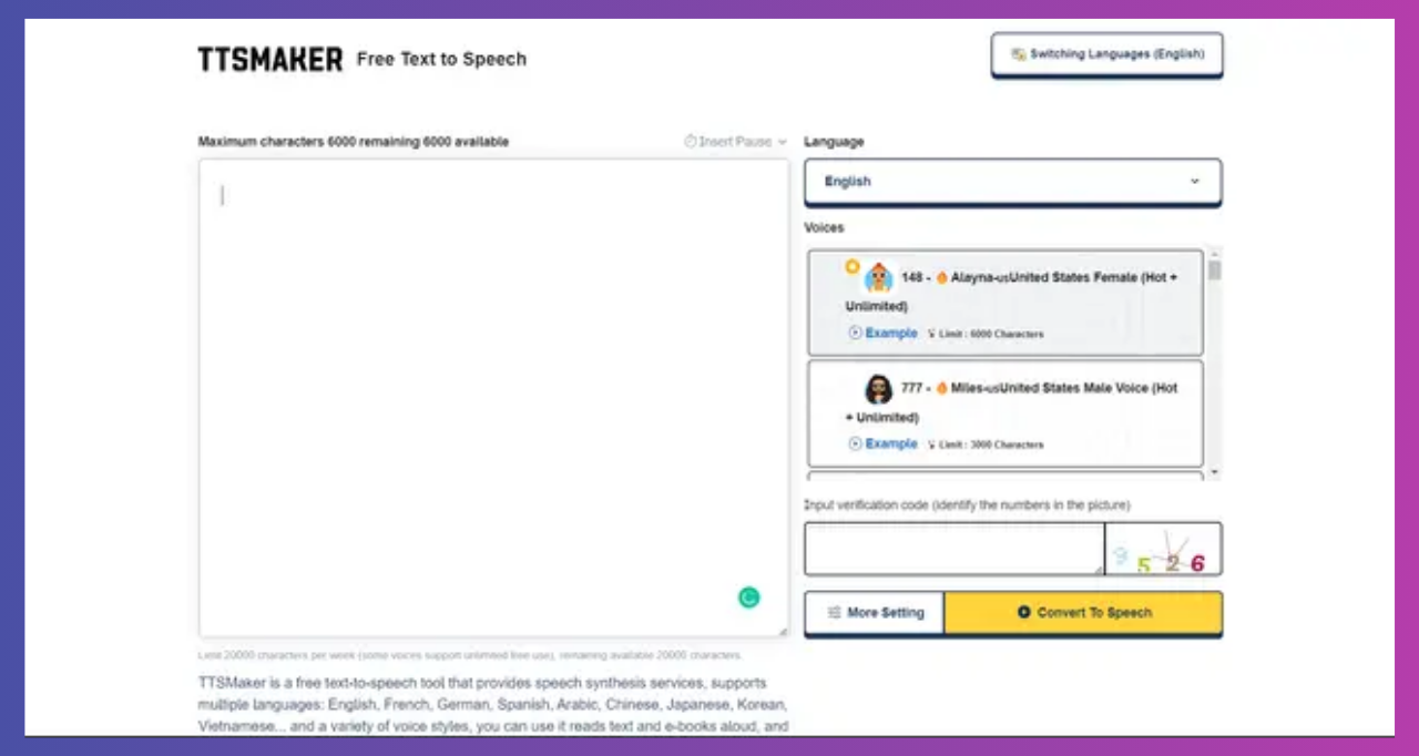 TTSMaker Reviews: Use Cases, Pricing & Alternatives