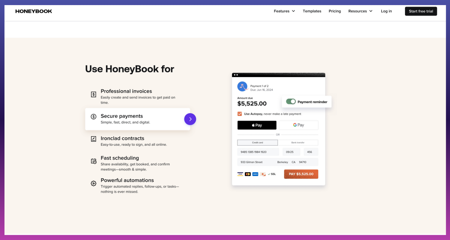 HoneyBook Review: Use Cases, Pricing and Alternatives