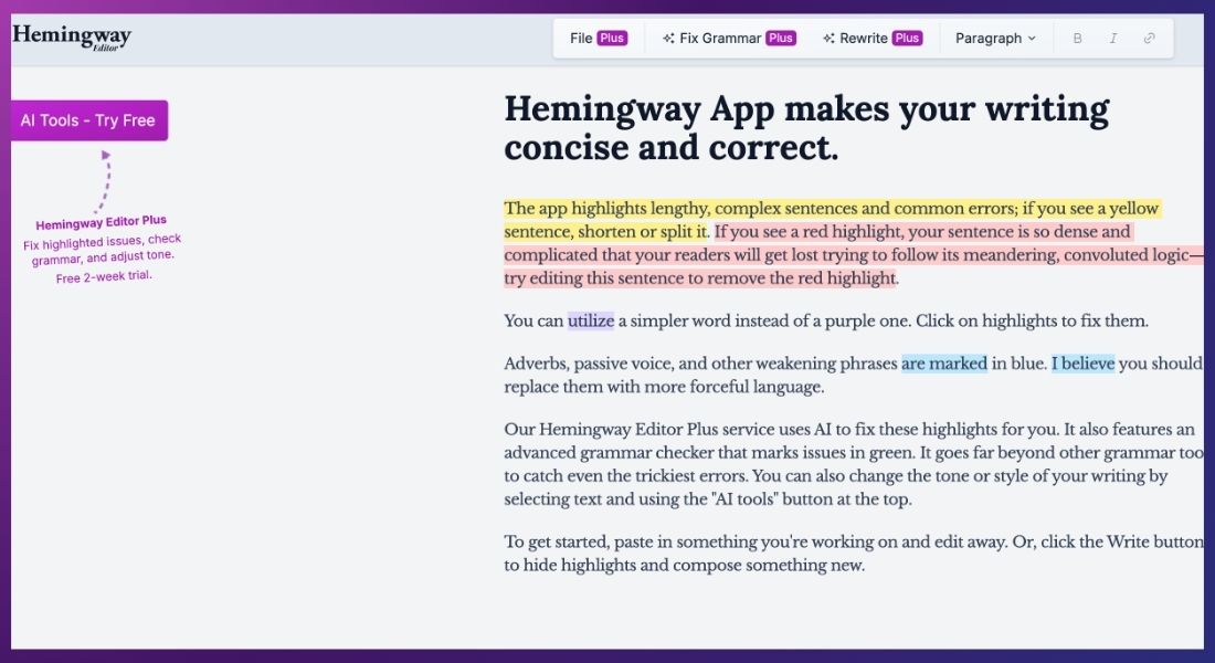 Hemingway App Review: Features, Use Cases for Writers, and Pricing