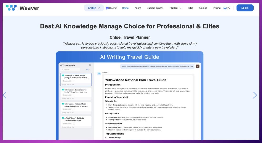 iWeaver Review: Key Features, Benefit and Pricing