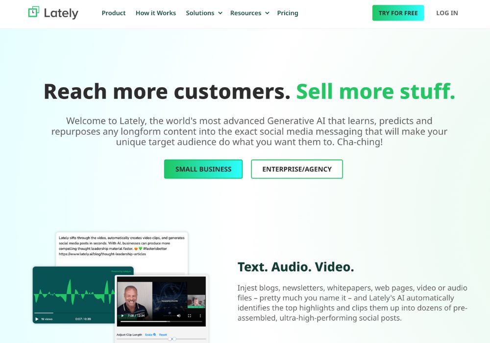 Lately AI Review: Transform Longform Content into High-Performing ...