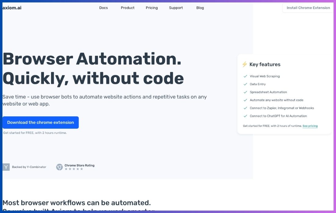 Axiom.ai Review: No-Code Browser Automation for Data and Tasks